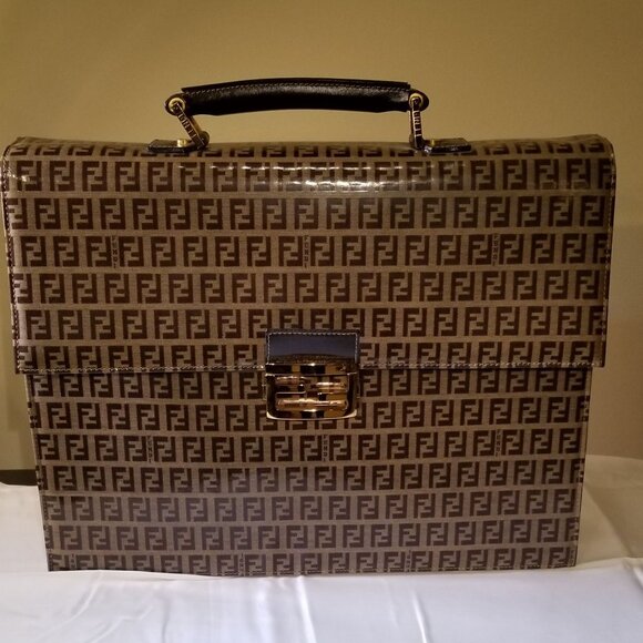 Fendi | Accessories | Vintage And Rare Fendi Briefcase | Poshmark